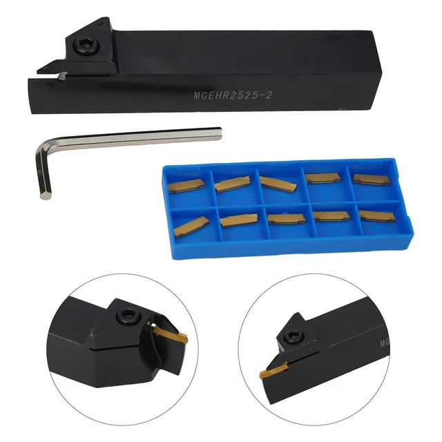 PORTE-BARRES D'ALÉSAGE MGEHR252525 pour rainure précise comprend des inserts M EUR 40,54 ...