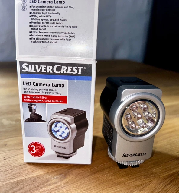 SILVERCREST LED CAMERA Lamp £10.80 - PicClick UK