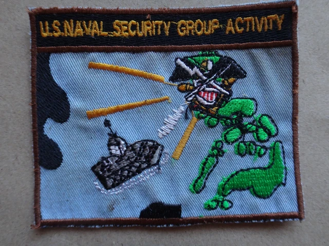 VIETNAM WAR US Navy NSGA NAVAL SECURITY GROUP ACTIVITY Patch £10.30 - PicClick UK