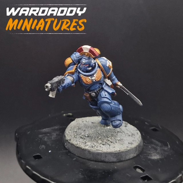PRO PAINTED WARHAMMER 40k Ultramarines Primaris Lieutenant Kitbash Game ...