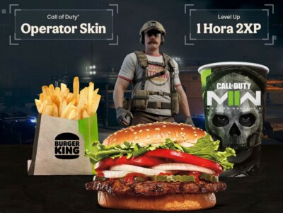 CALL OF DUTY Modern Warfare II Burger King Code EUR 29,94 - PicClick FR