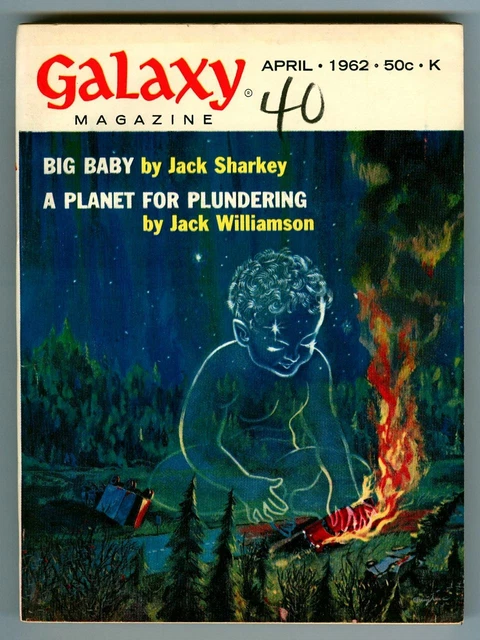 VINTAGE APRIL 1962 GALAXY SCIENCE FICTION Magazine! MOON DOG by Arthur ...