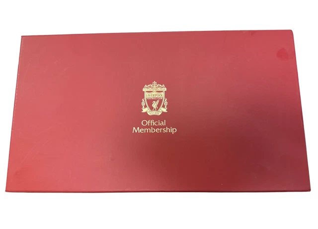 LIVERPOOL FC OFFICIAL Membership Box 2024/25 Set Scarf Pins Booklet ...