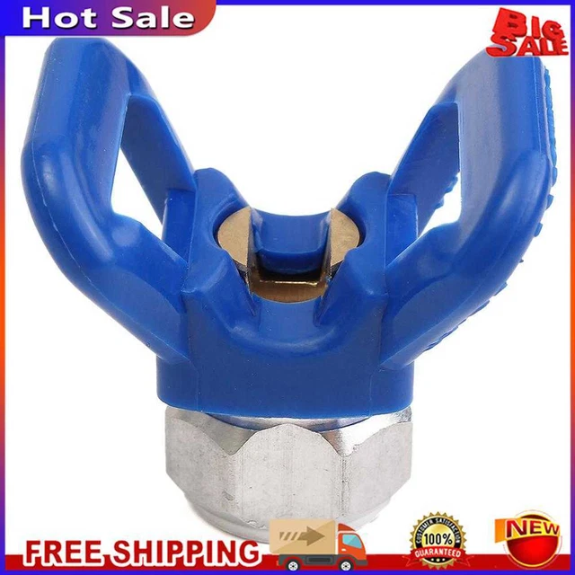 HIGH PRESSURE AIRLESS Paint Spray Gun Flat Tip Nozzle for Sprayer (Blue ...