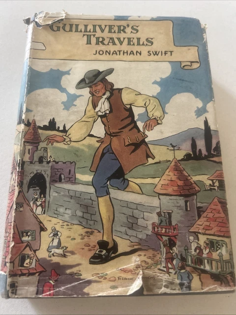 GULLIVERS TRAVELS JONATHAN Swift (Hardback 1950s) Bruce Pub; Frank ...