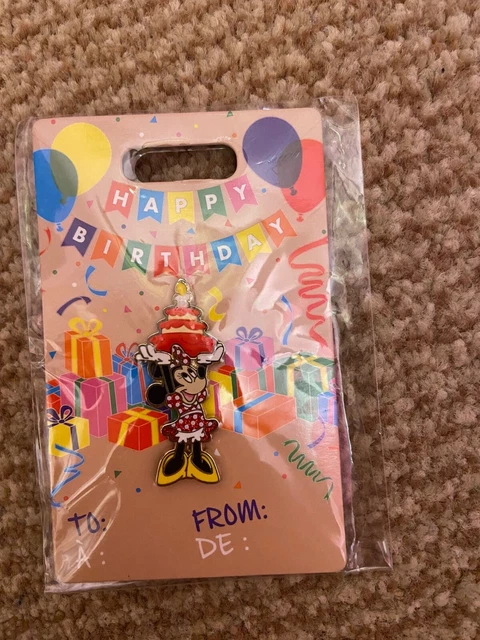 DISNEY MINNIE MOUSE Happy Birthday Cake Pin 2021 Official Trading Pin ...