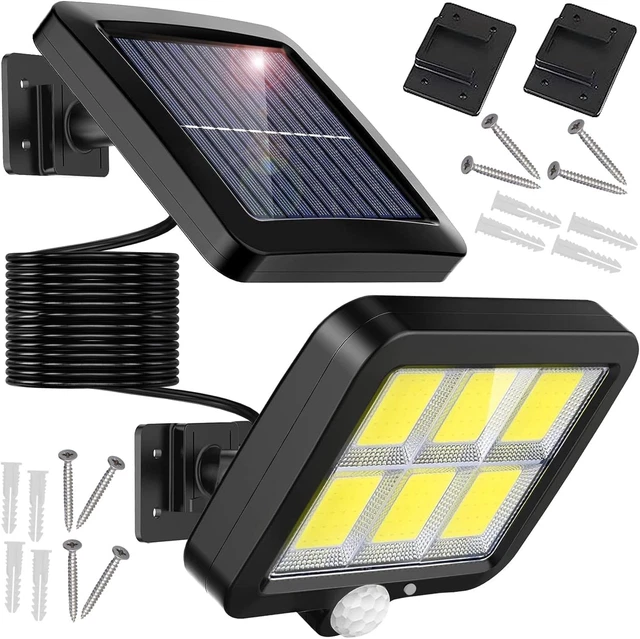 APPLIQUE MURALE SOLAIRE LED Avec Détecteur De Mouvement - Étanche IP65 - Pour Ja EUR 53,64 ...