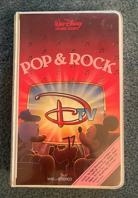 WALT DISNEY DTV Rock Rhythm & Blues (VHS, 1984, Clamshell ) Vintage ...