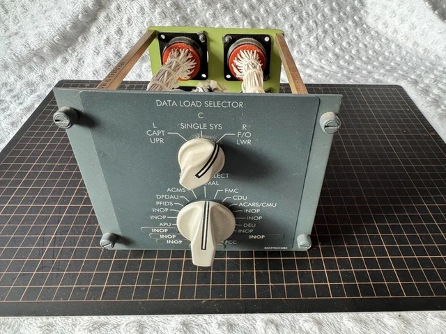 AIRCRAFT DATA LOAD Selector Panel £104.68 - PicClick UK