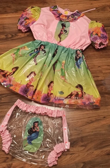 ADULT BABY DRESS Diaper Pants Rubber Pants Sissy PVC PAINT Diaper ...