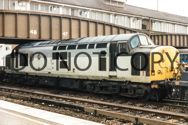 UK DIESEL TRAIN Railway Photograph Of Class 37 37603 Loco. Rm37-1489 £1 ...