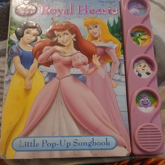 DISNEY PRINCESS ROYAL Hearts Little Pop-up Every Page Songbook Hardback ...