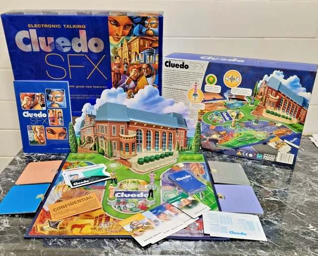 CLUEDO BOARD GAME SFX Electronic Talking Classic Detective 2003 ...