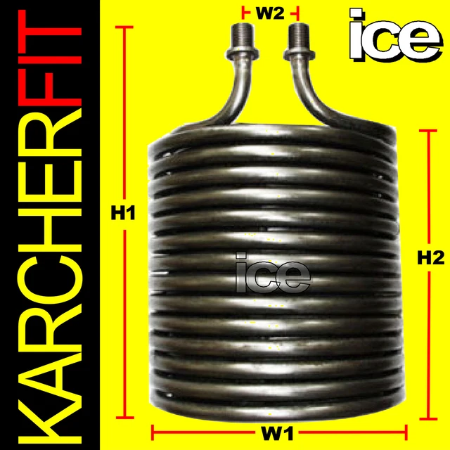 KARCHER HEATING COIL Hds 500 C, 501C, 551C, 557Ci, 558C, 601C, 697Ci ...