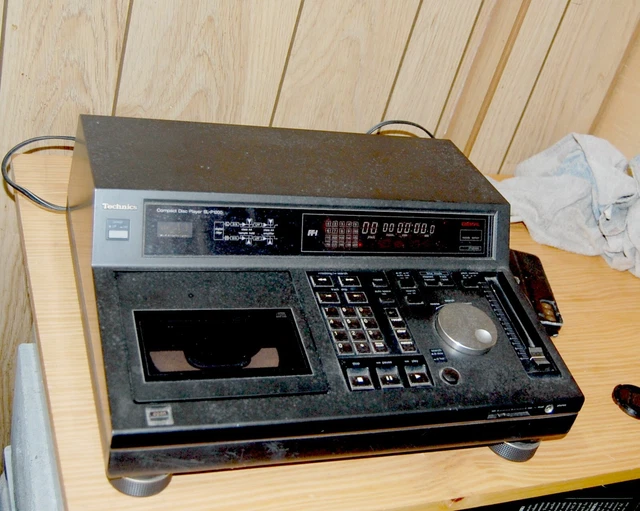 VINTAGE 1989 TECHNICS SL-P1200 CD Player Class AA Amplifier VIDEO Parts ...