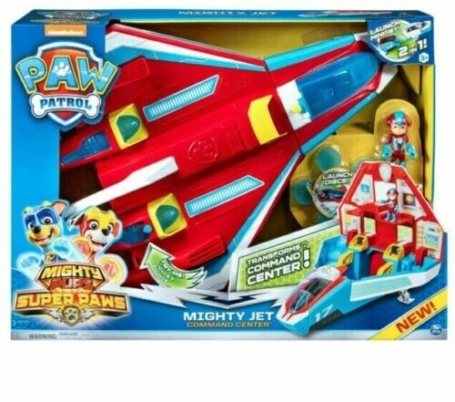 PAW PATROL MIGHTY Super Pup - Mighty Jet Command Center - Brand New EUR ...