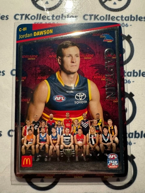 2024 AFL TEAMCOACH Maccas Captain Silver - Jordan Dawson C-01 Crows EUR ...