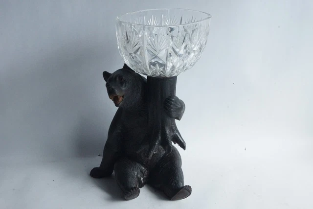 OURS JARDINIÈRE BOIS sculpté Art populaire Forêt Noire (77318) EUR 680 ...
