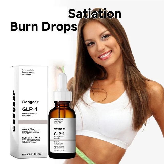 5X GLP;1 WEIGHT-LOSS Fat Burner Drops Diet Supplement Slimming Drops ...
