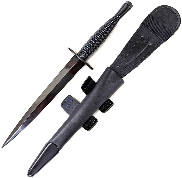 AUSTRALIAN ARMY COMMANDO dagger with leather sheath UK Nowill Sheffield ... AUSTRALIAN ARMY COMMANDO dagger with leather sheath UK Nowill Sheffield ...