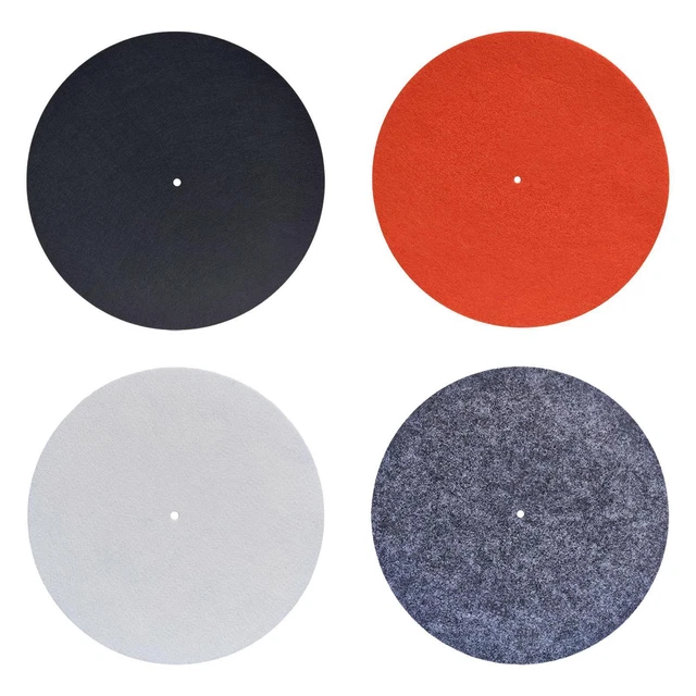 TURNTABLE PLATTER MAT 3mm 12inch Vinyl Record Player Turntable Slipmat ...