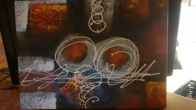 QUADRO MODERNO ACRILICO su tela dipinto a mano,astratto,materico,in ...