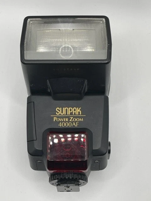 FLASH MONTURE CHAUSSURE Sunpak Auto 4000AF pour appareils photo Nikon ...