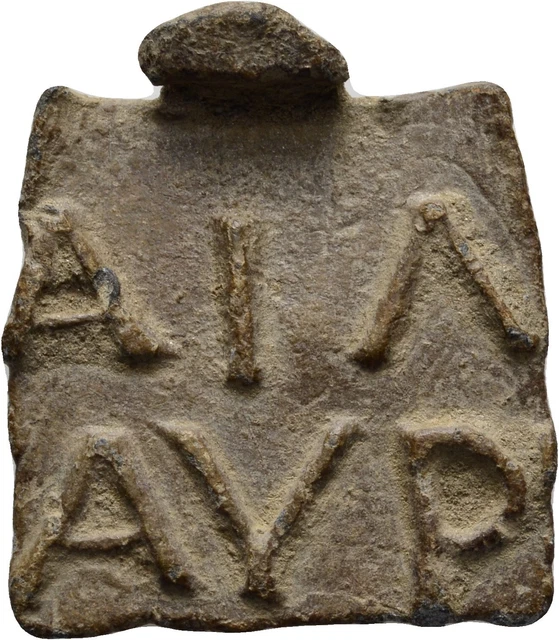 BYZANTIUM ROME SEAL Tessera Lead 32x30mm/27.1g Original #KQZ78 £69.38 ...