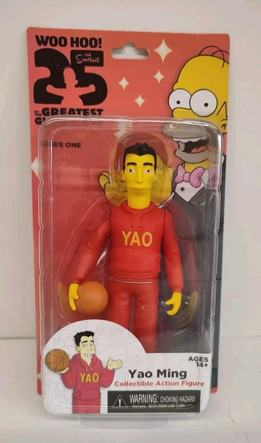 NECA THE SIMPSONS Guest Stars Series 1 YAO MING Figure BNIB Xmas Gift £ ...