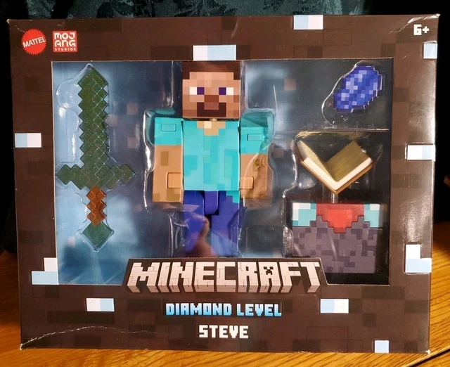 MINECRAFT DIAMOND LEVEL Zombie Steve Mini 5.5" Action Figure $19.97 ...