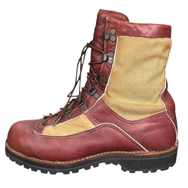 VINTAGE DANNER SIERRA Gore-Tex Burgundy Tan Hiking Boot Size 9.5 EE £ ...