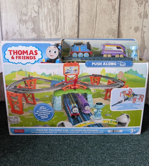 THOMAS & FRIENDS Race For The Sodor Cup & Push Along Trains Set New ...