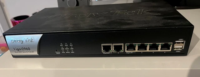DRAYTEK VIGOR 2960 Dual Wan with Firewall Switching Load Balancing ...