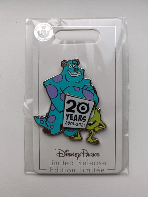 DISNEY PIXAR PIN - Monsters Inc 20th Anniversary Limited Release 2001 ...