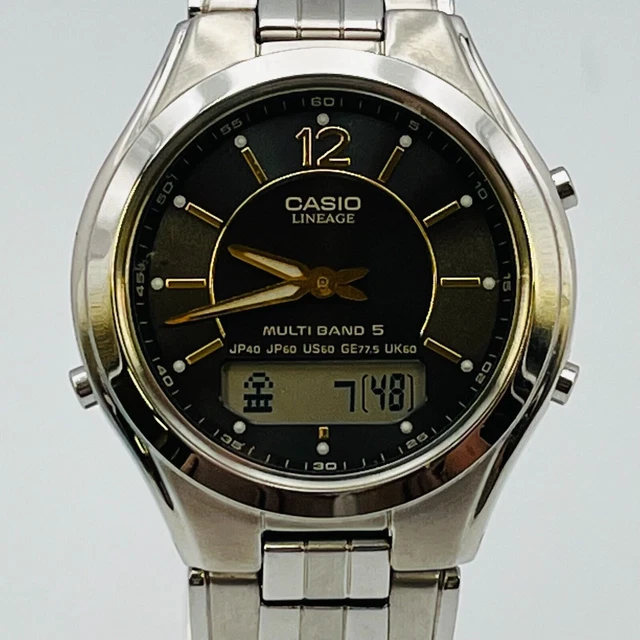 CASIO LINEAGE WAVE ceptor tough solar LCW-M200 analog-digital men's ...