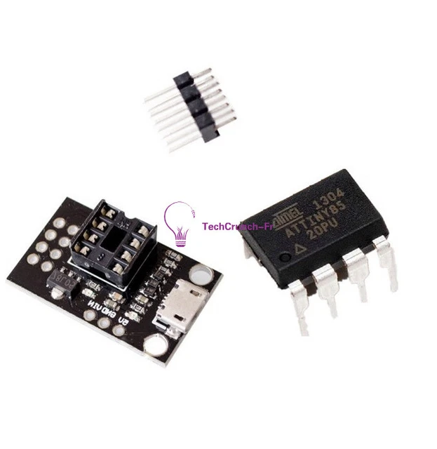 MINI ATTINY85 MICRO USB Development Programmer Board for Tiny85-20PU ...
