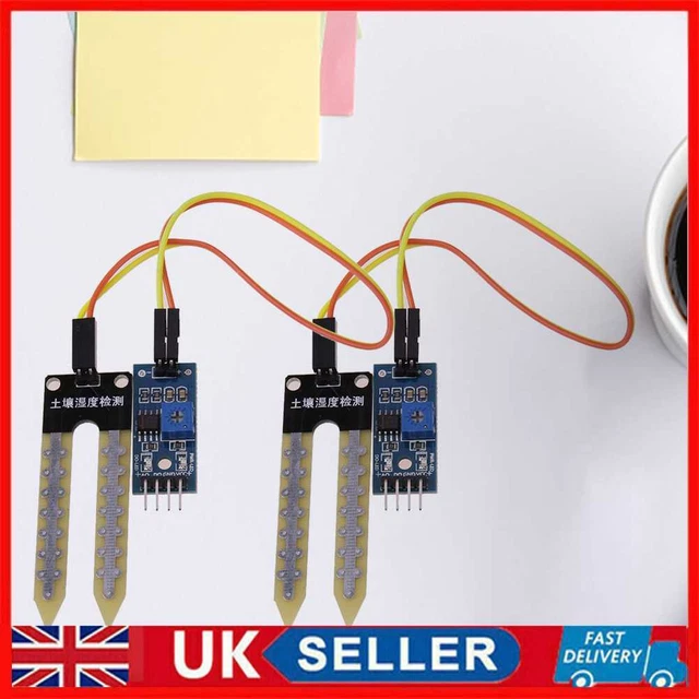 SOIL HUMIDITY HYGROMETER Moisture Detection Sensor Module Arduino w ...