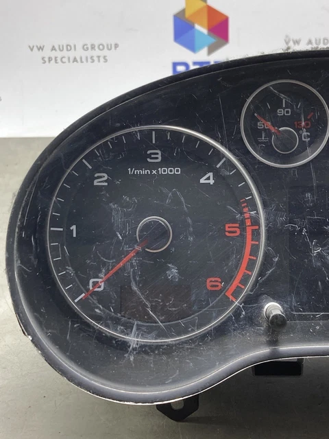 AUDI A3 8P Facelift Tdi Dashboard Instrument Cluster Speedo 8P0920952D ...