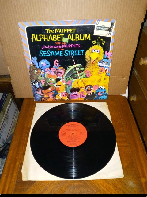 THE MUPPET ALPHABET ALBUM Jim Henson SESAME STREET LP Record 7c $11.69 ...