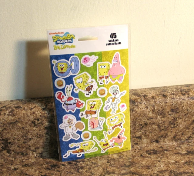 SPONGEBOB SQUAREPANTS STICKER Set NEW $4.95 - PicClick