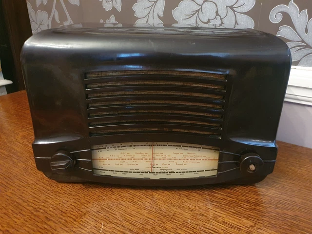 VINTAGE COSSOR MODEL 464 Valve Radio Bakelite 1946 £70.00 - PicClick UK