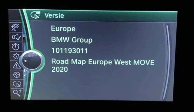 BMW CIC SAT Nav Update Road Map Europa MOVE West 2020 F20 F30 F31 F10 ...