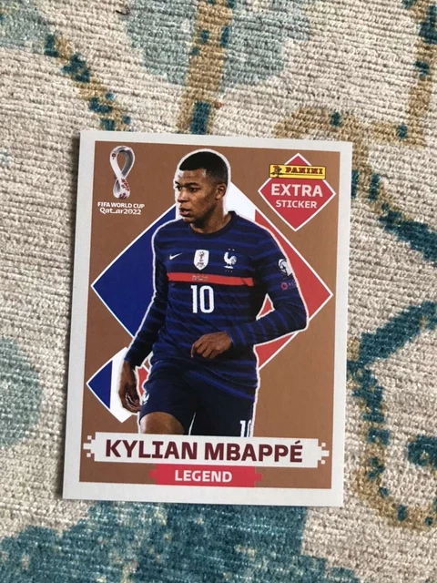 PANINI QATAR 2022 World Cup Kylian Mbappe Extra Sticker Bronze £19.99 ...