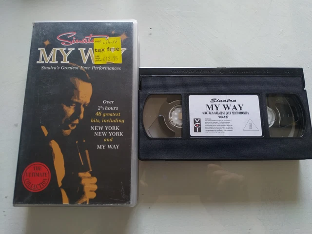 FRANK SINATRA MY Way Greatest Ever Performances 1997 - VHS Film Tape T3 ...