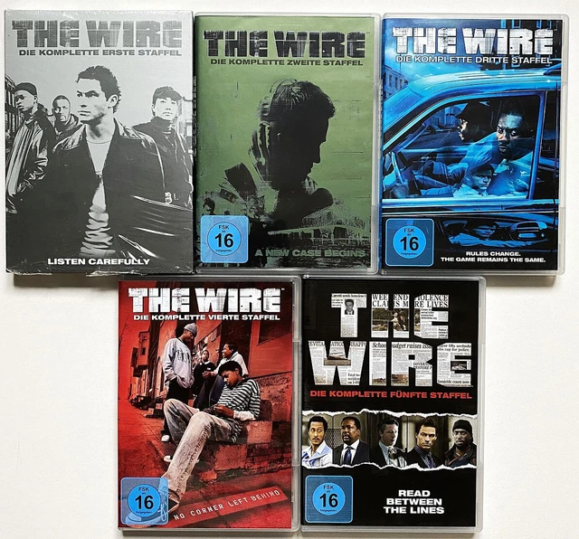 THE WIRE - Die komplette Serie - Staffel 1-5 (24 DVDs) HBO / 59 Stunden ...