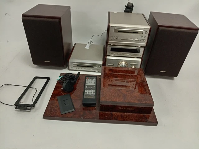 VINTAGE TECHNICS HI-FI System with Speakers and Remote Untested Home ...