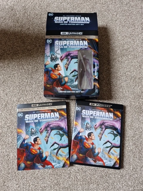 SUPERMAN MAN OF tomorrow 4K UHD limited edition gift set (import) £30. ...