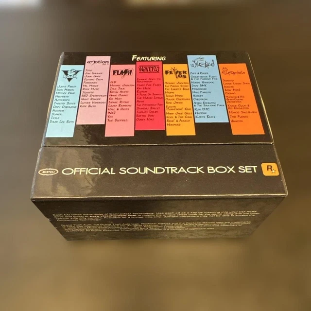 GRAND THEFT AUTO Vice City Official Soundtrack Box Set Game Music CD ...