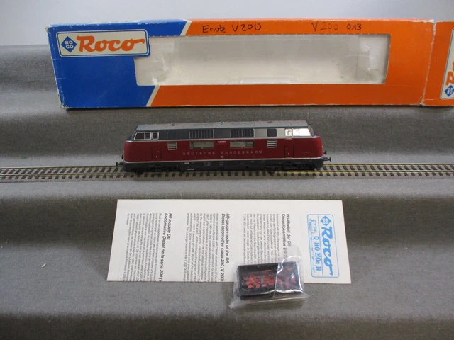 ROCO SPUR H0 43522 Diesellok BR V 200 013 der DB Digital DC DCC in OVP ...