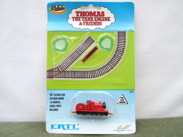 ERTL MINIATURES JAMES and Siding Thomas Tank Engine & Friends - Carded ...